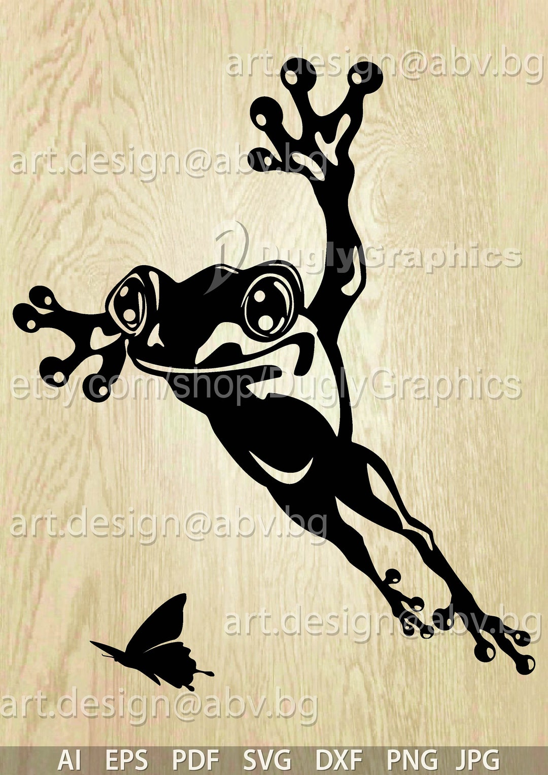Vector FROG Jump, AI, Pdf, Eps, Svg, Dxf, Png, Jpg Download, Digital ...