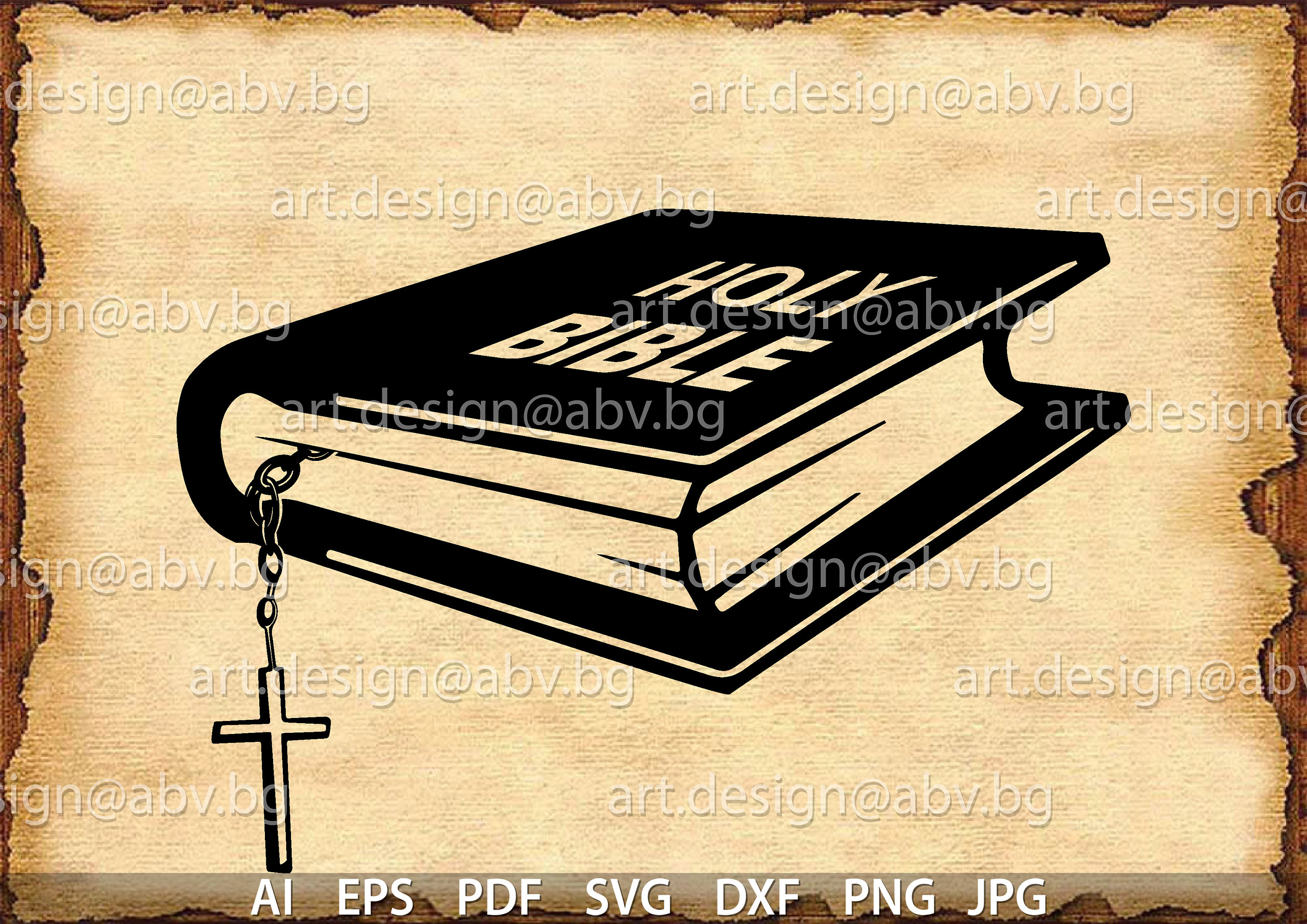 Vector BIBLE AI eps pdf svg dxf png jpg Download | Etsy