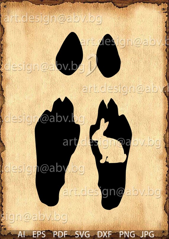 Vector STEP RABBIT AI eps pdf png svg dxf jpg Image | Etsy