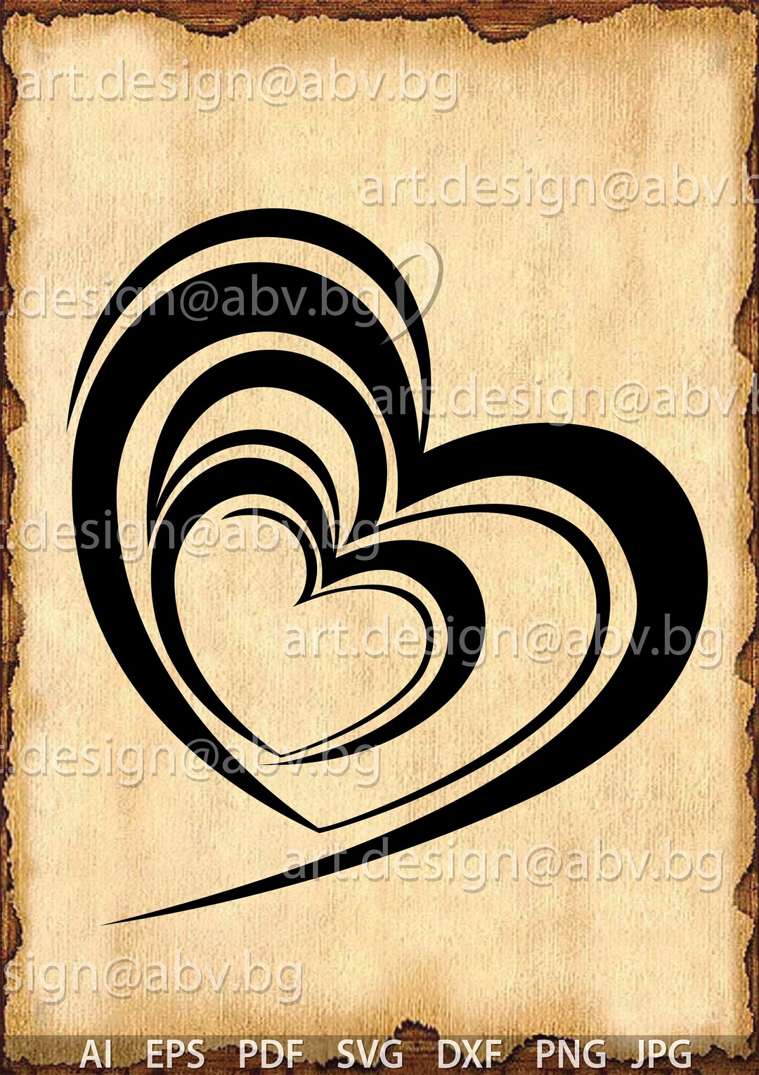 Vector HEART, AI, Eps, Png, Pdf, Svg, Dxf, Jpg Download, Digital Image ...