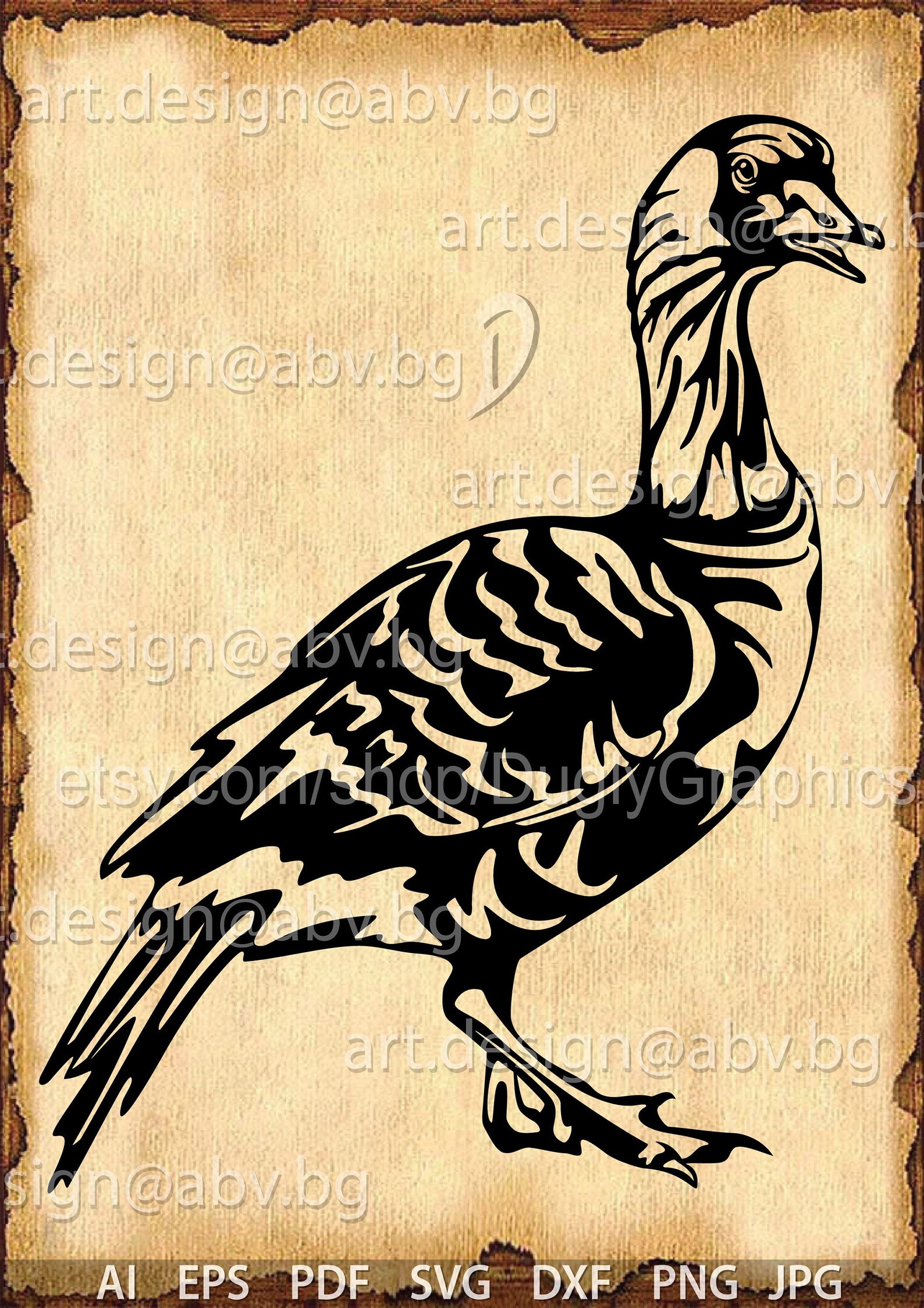Vector HAWAIIAN GOOSE NENE Svg Ai Eps Pdf Png Dxf Jpg | Etsy