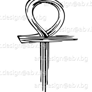 Vector ANKH - SYMBOL of Eternal Life, AI, Eps, Svg, Dxf, Pdf, Png, Jpg ...