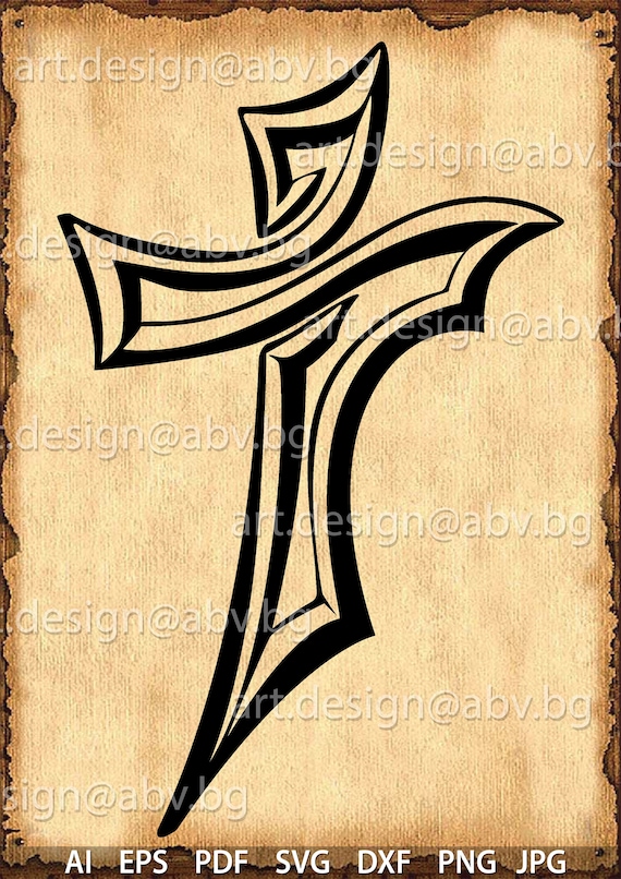 Vector CROSS SVG Dxf AI Png Pdf Eps Jpg Download - Etsy