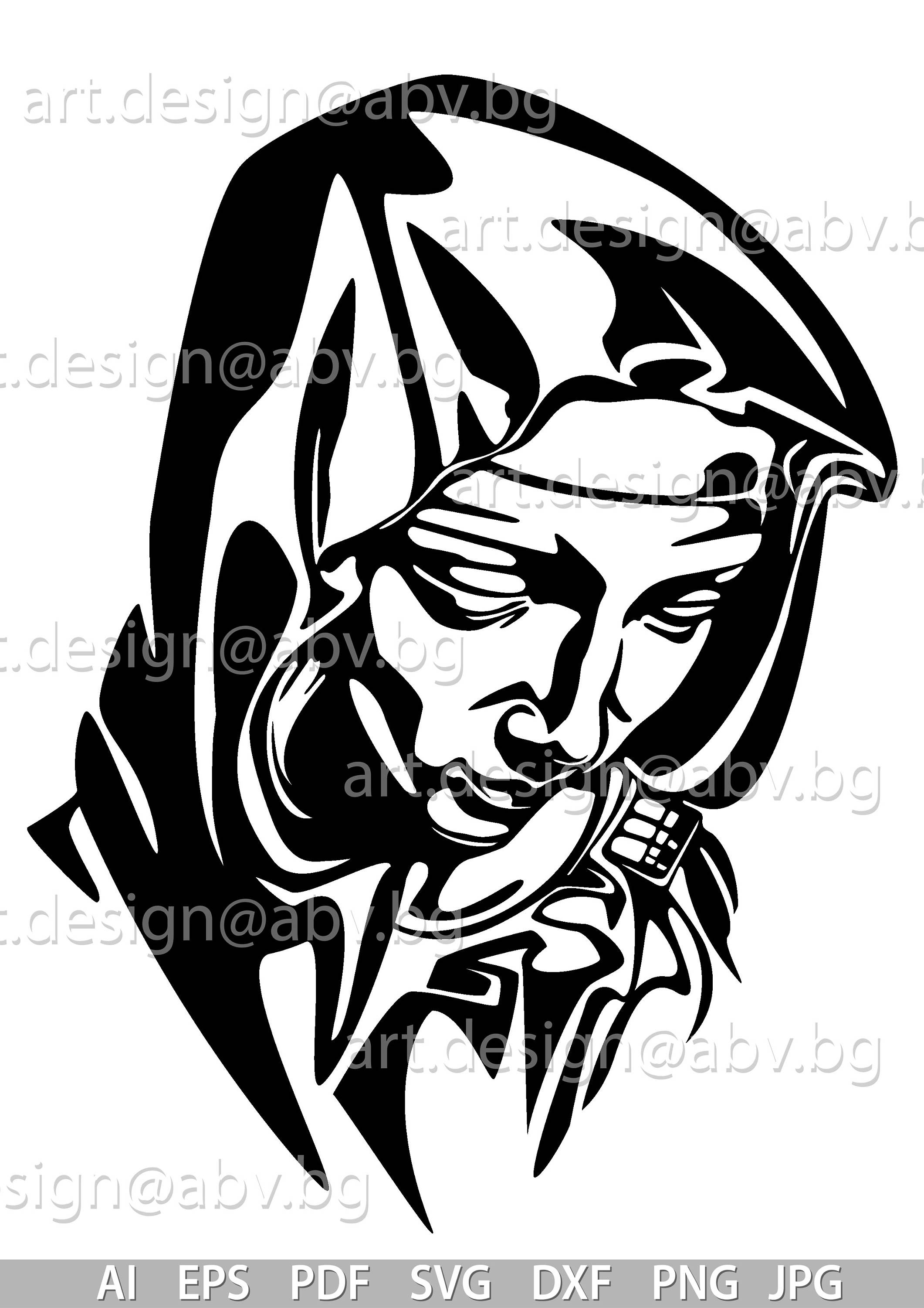 Vector VIRGEN MARÍA ai eps pdf svg dxf png jpg - Etsy México