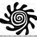 Vector SPIRAL SYMBOL SUN Ai Eps Svg Dxf Pdf Png Jpg Image - Etsy