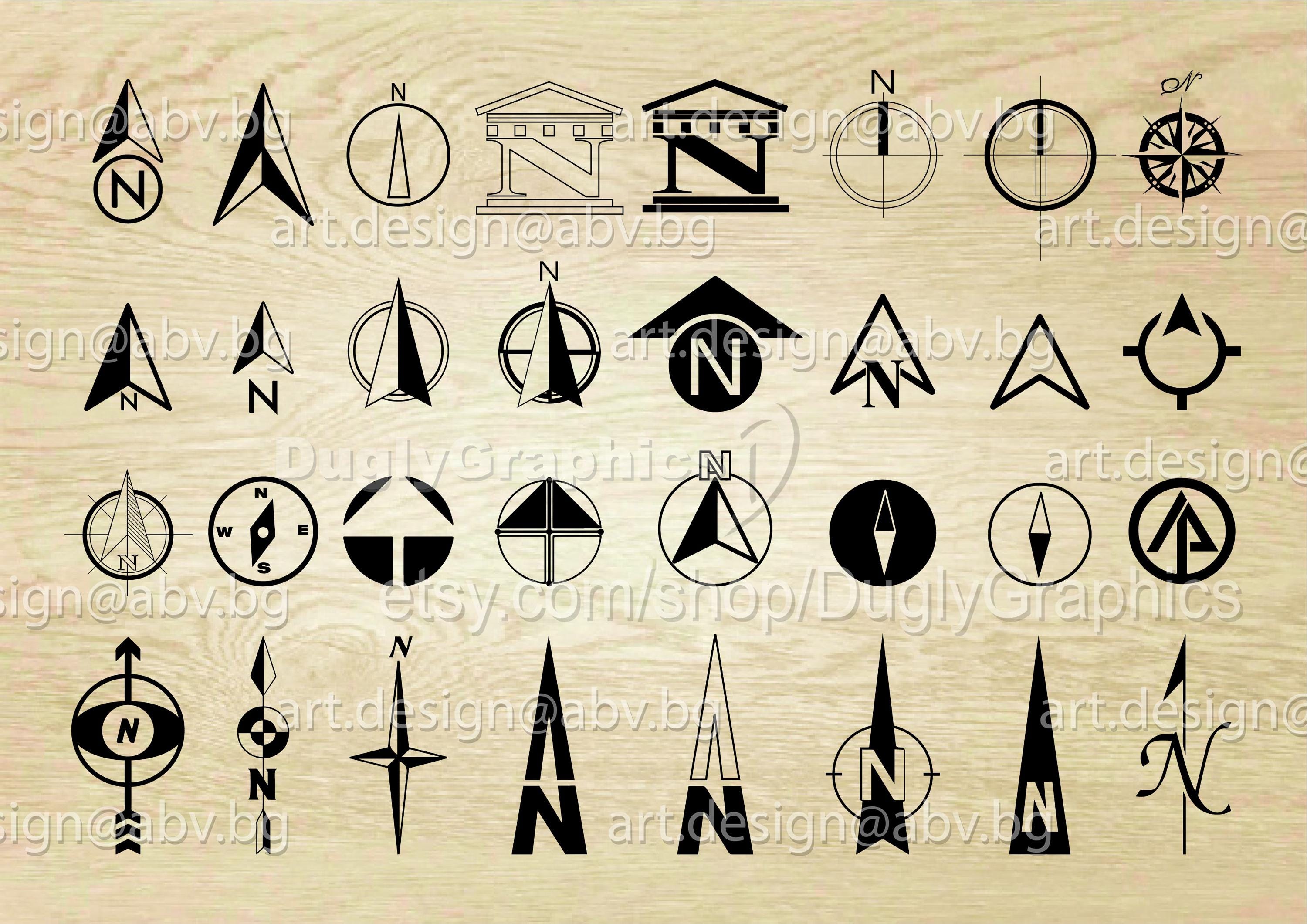Architectural North Arrow