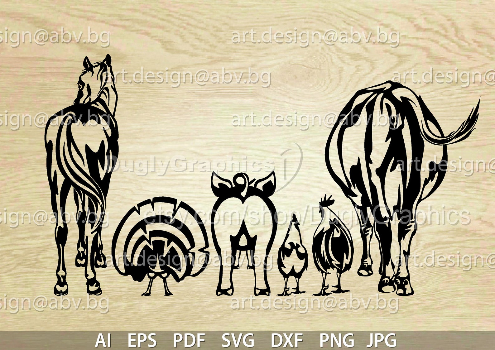 Vector ANIMAL FARM Back Ai Eps Pdf Svg Dxf Png Jpg - Etsy