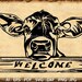 Vector WELCOME Cow Heifer Text Ai Eps Pdf Svg Dxf | Etsy