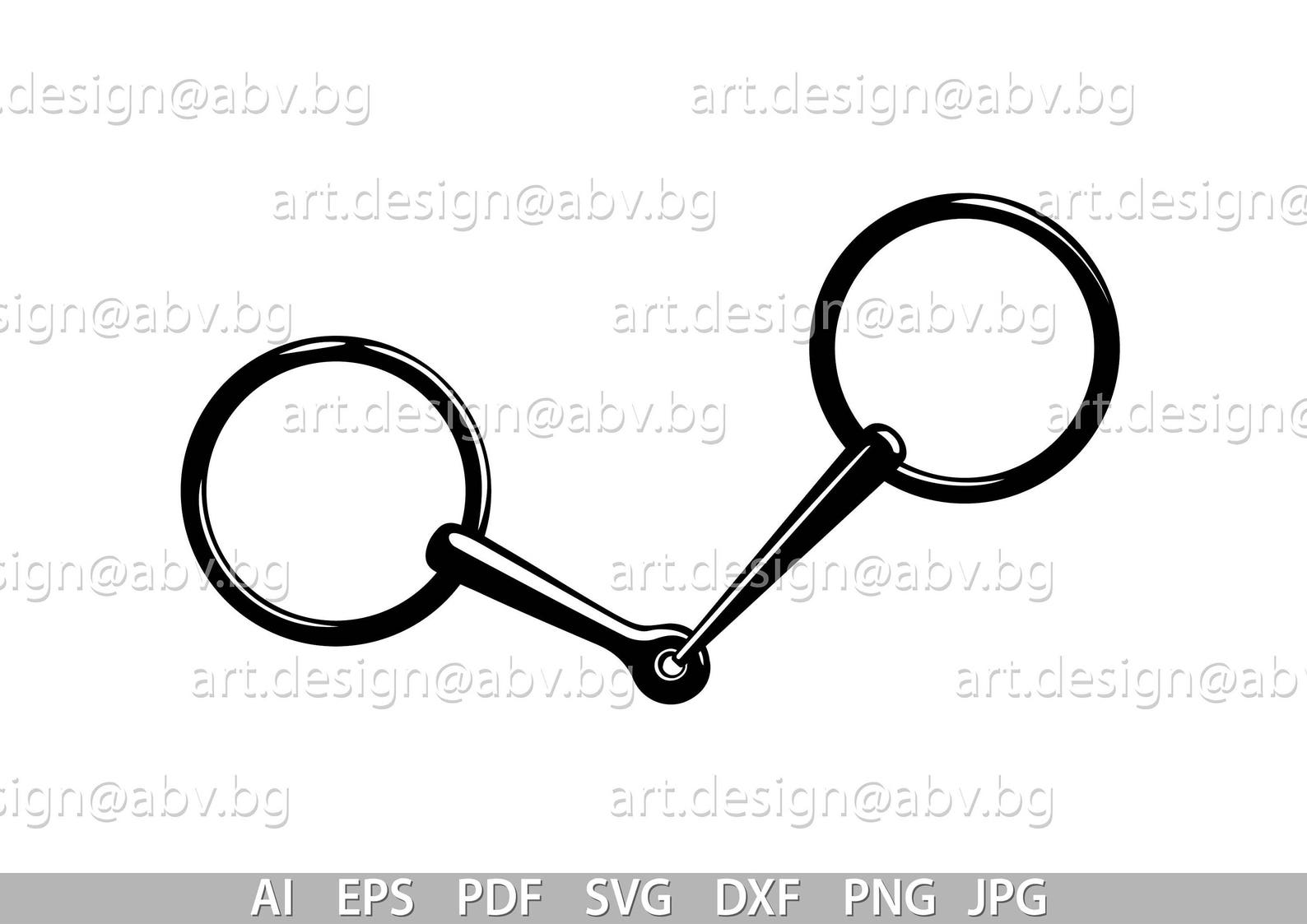 Vector SNAFFLE BIT horse Download Digital image graphical | Etsy