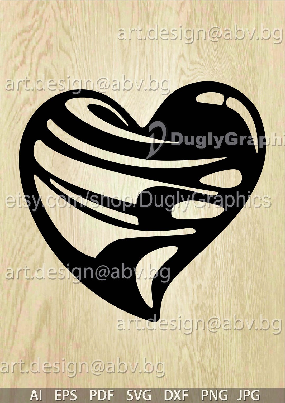 Vector HEART Love Ai Eps Pdf Png Dxf Svg Jpg Download Artwork Graphical ...
