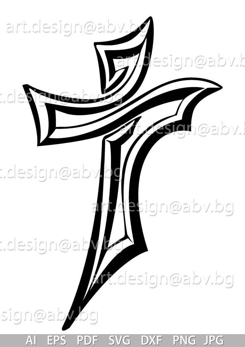Vector CROSS SVG Dxf AI Png Pdf Eps Jpg Download - Etsy