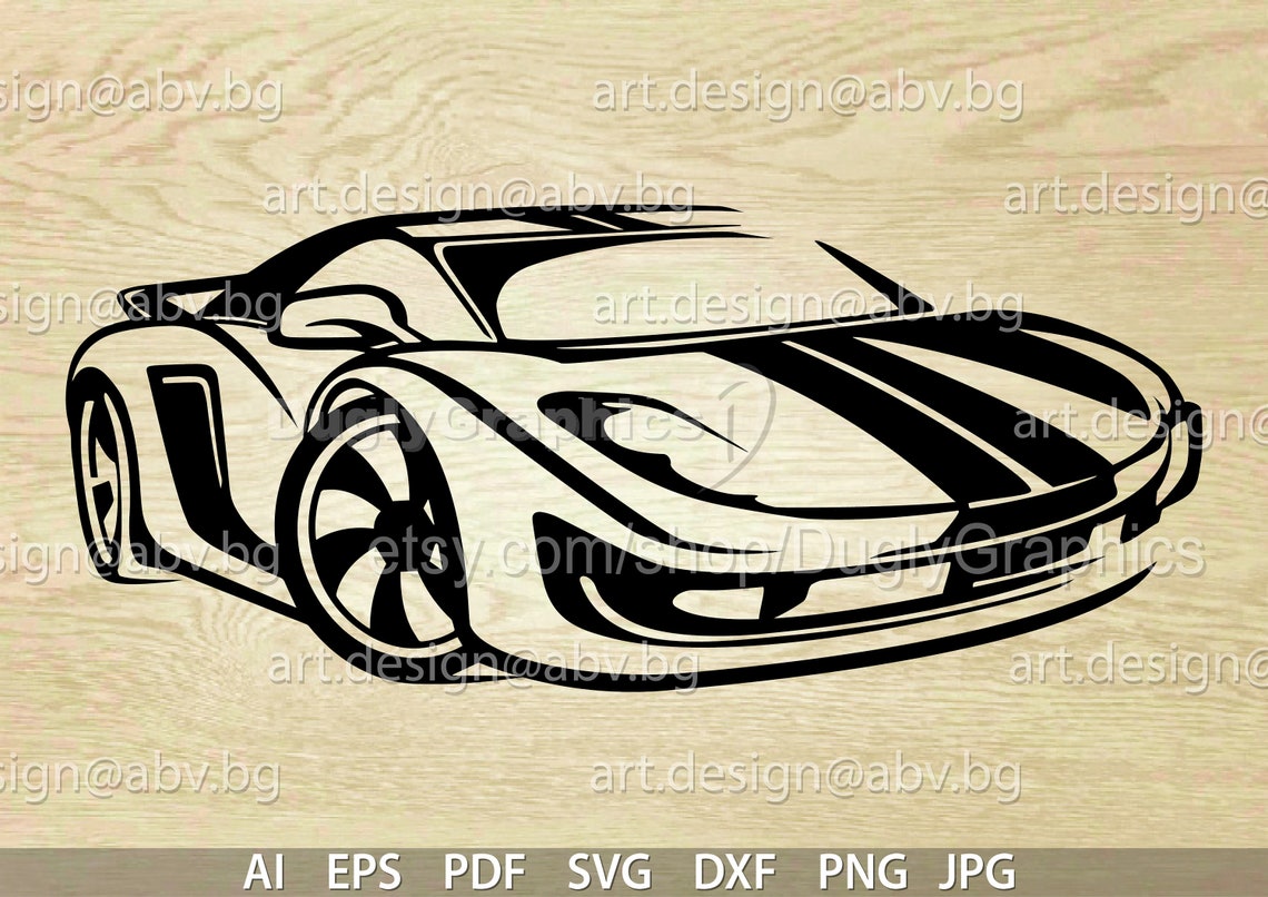 Vector AUTO SVG DXF Ai Eps Pdf Png Dxf Jpg Download - Etsy