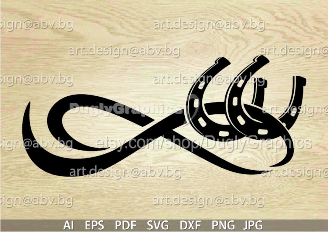 Horseshoe Infinity Vector Graphic (digital Download) - Etsy