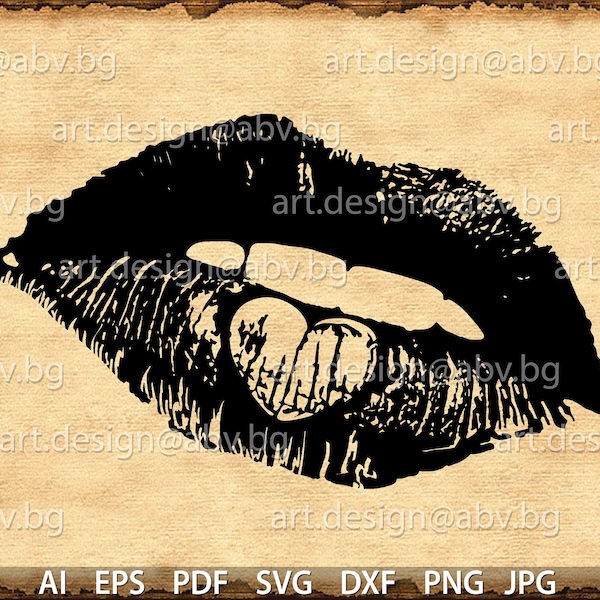 Lip Vector - Etsy