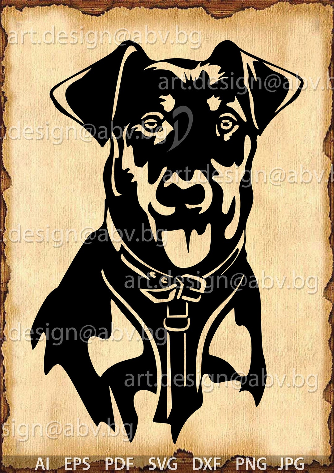 Vector HUNTEWAY DOG Working Dog AI Png Pdf Eps Svg Dxf - Etsy