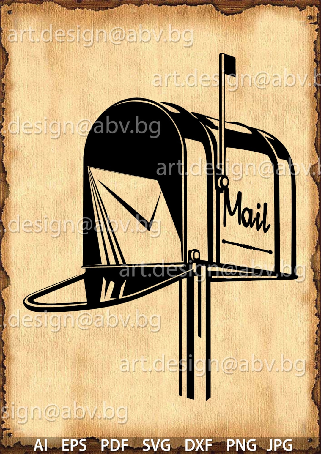 Mailbox Vector Graphic, Commercial Use (digital Download) - Etsy