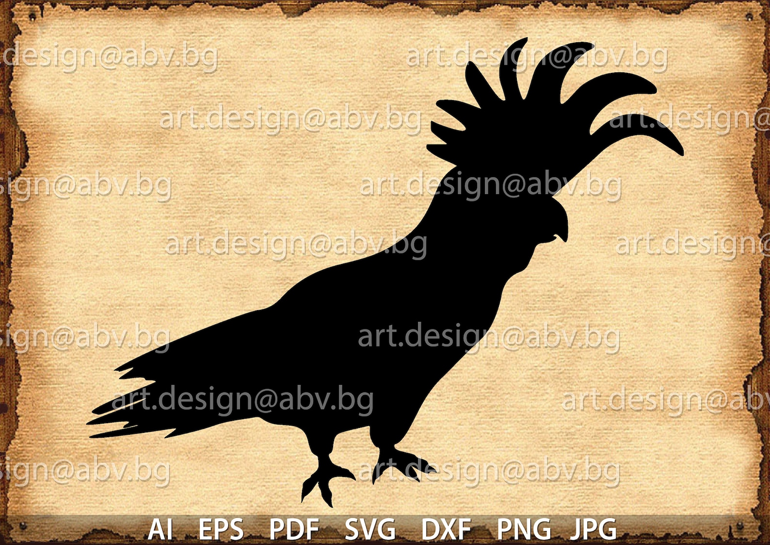 Vector PARROT AI Eps Pdf SVG Dxf Png Jpg Download - Etsy