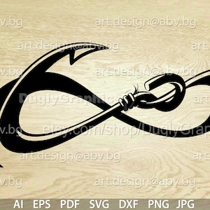 Vector INFINITY HOOK, AI, Eps, Pdf, Svg, Dxf, Png, Jpg Download ...