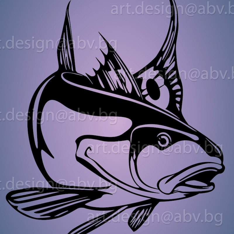 Stylized Fish - Etsy