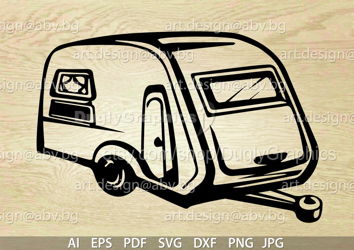 Vector CAMPER SVG DXF Ai Eps Pdf Dxf Png Jpg Download - Etsy
