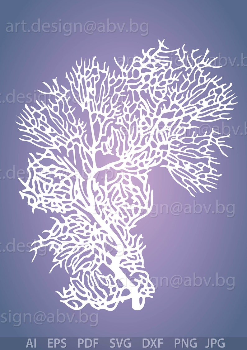 Vector CORAL AI Eps Pdf Svg Dxf Png Jpg Image Graphic - Etsy