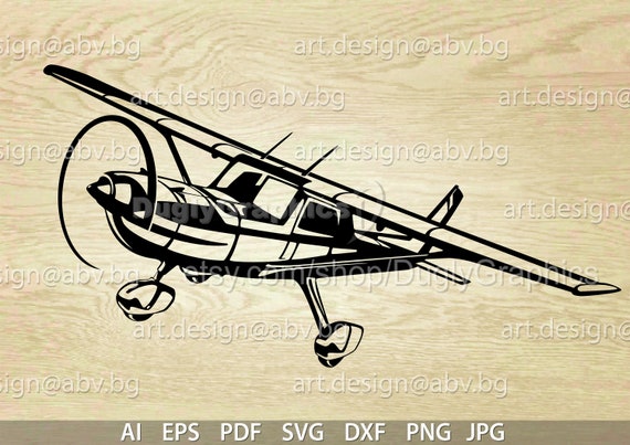 Vector AIRPLAN SVG Dxf AI Eps Pdf Png Jpg Download - Etsy