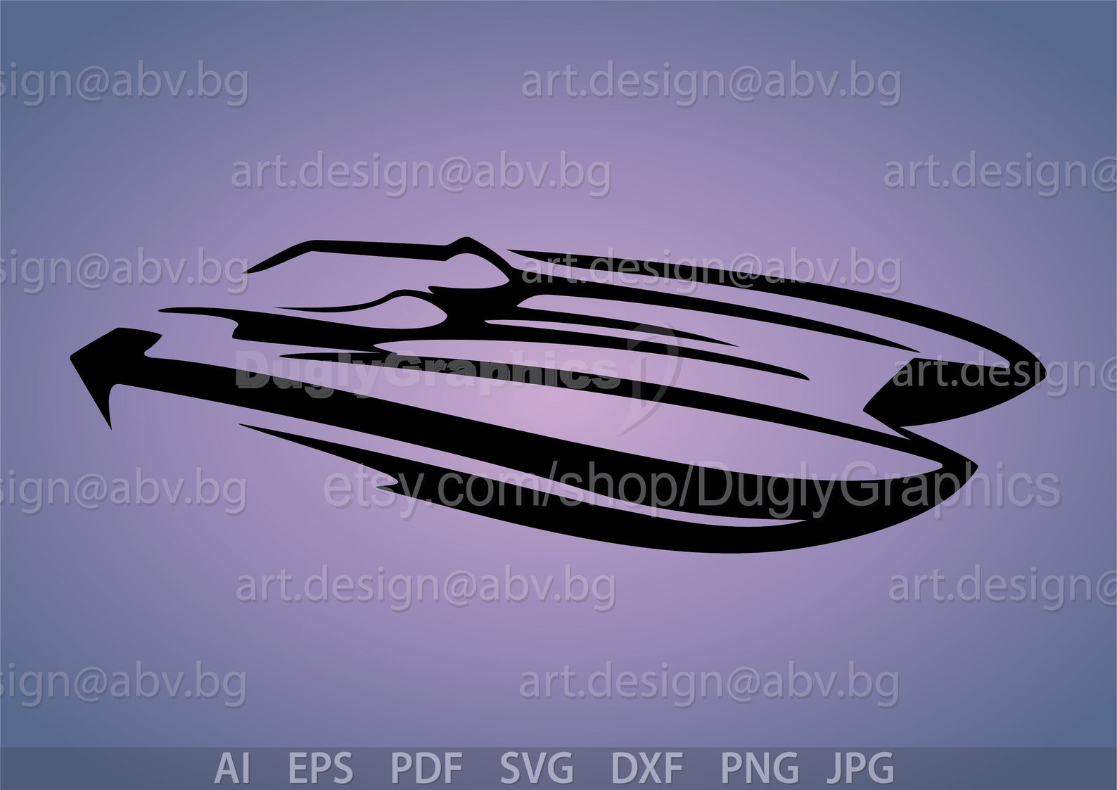 Vector Drag Boat Catamaran Image (digital Download) - Etsy
