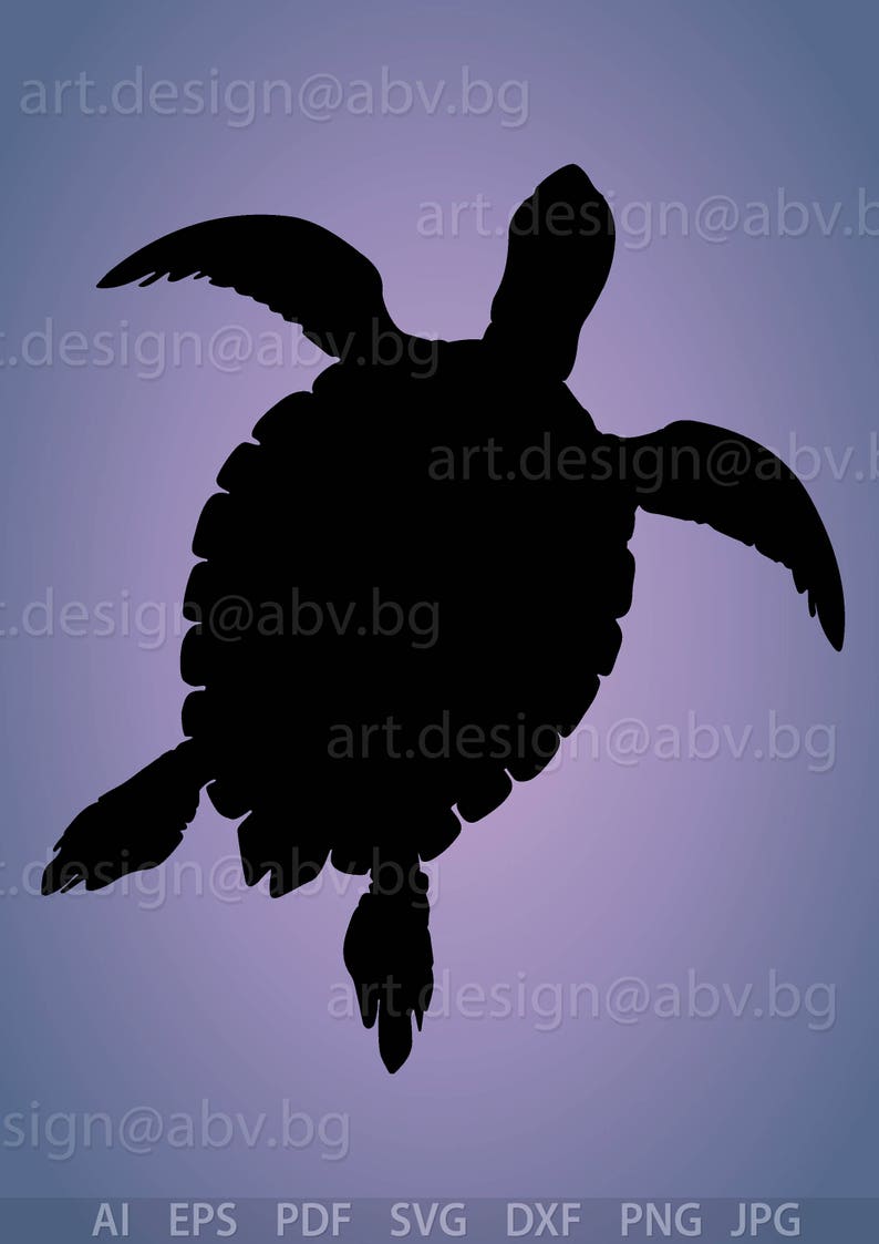 Vector TURTLE SVG Dxf Ai Eps Pdf Png Jpg Download - Etsy