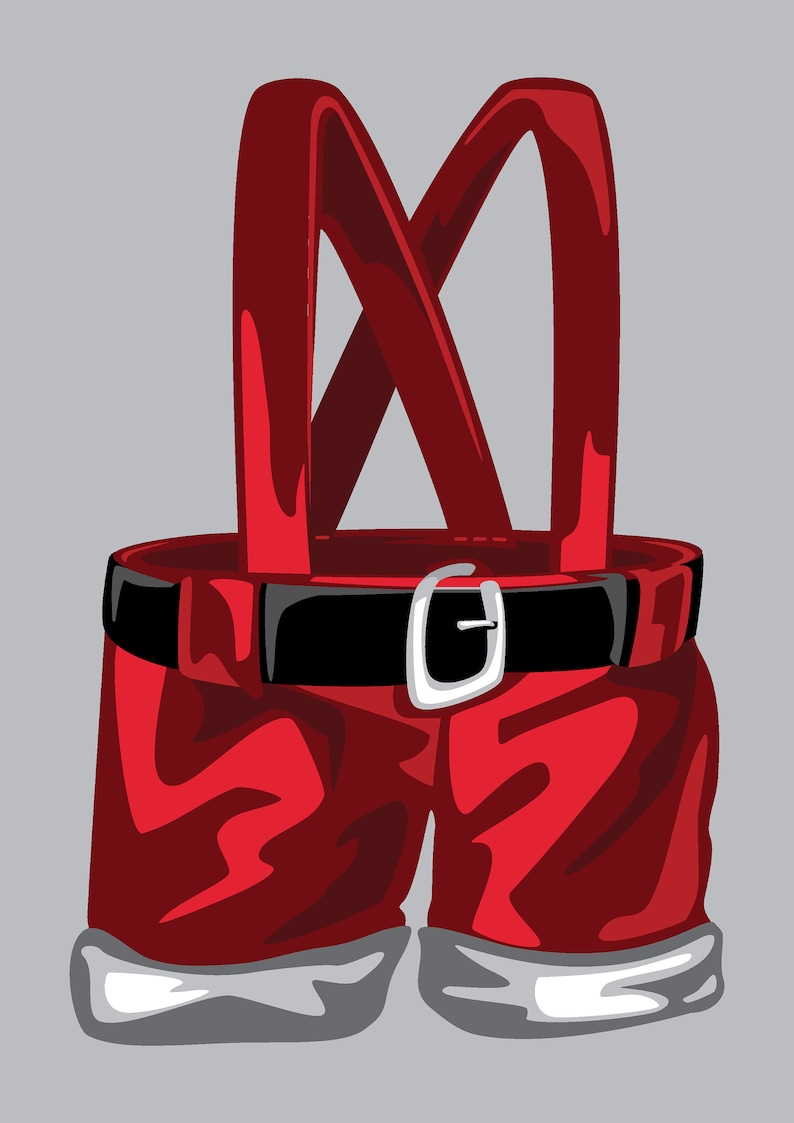Vector SANTA'S PANTS AI Pdf Eps Svg Dxf Png Jpg - Etsy