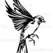 Vector BIRD, Flying Purple Finch, Ai, Eps, Pdf, Svg, Dxf, Png, Jpg ...