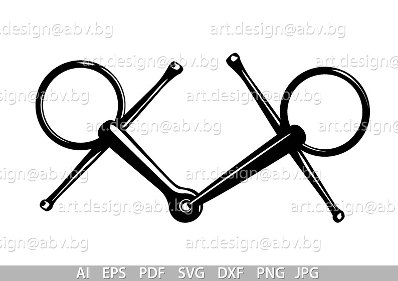 Vector SNAFFLE BIT Horse AI Eps Png Pdf Svg Dxf Jpg - Etsy