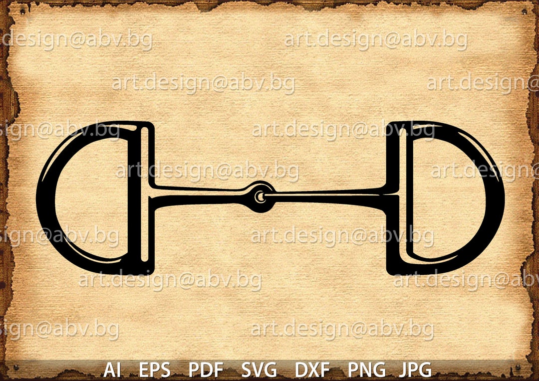 Vector SNAFFLE BIT, Horse, AI, Eps, Png, Pdf, Svg, Dxf, Jpg Download ...