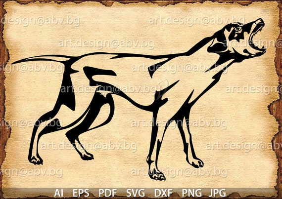 Vector DOG Pig Dog AI Png Pdf Eps Svg Dxf Jpg Download Digital - Etsy ...