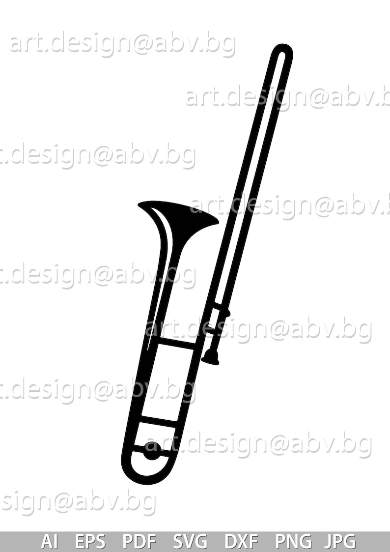 Vector BRASS Musical Instruments AI Eps Pdf Svg Dxf Png - Etsy