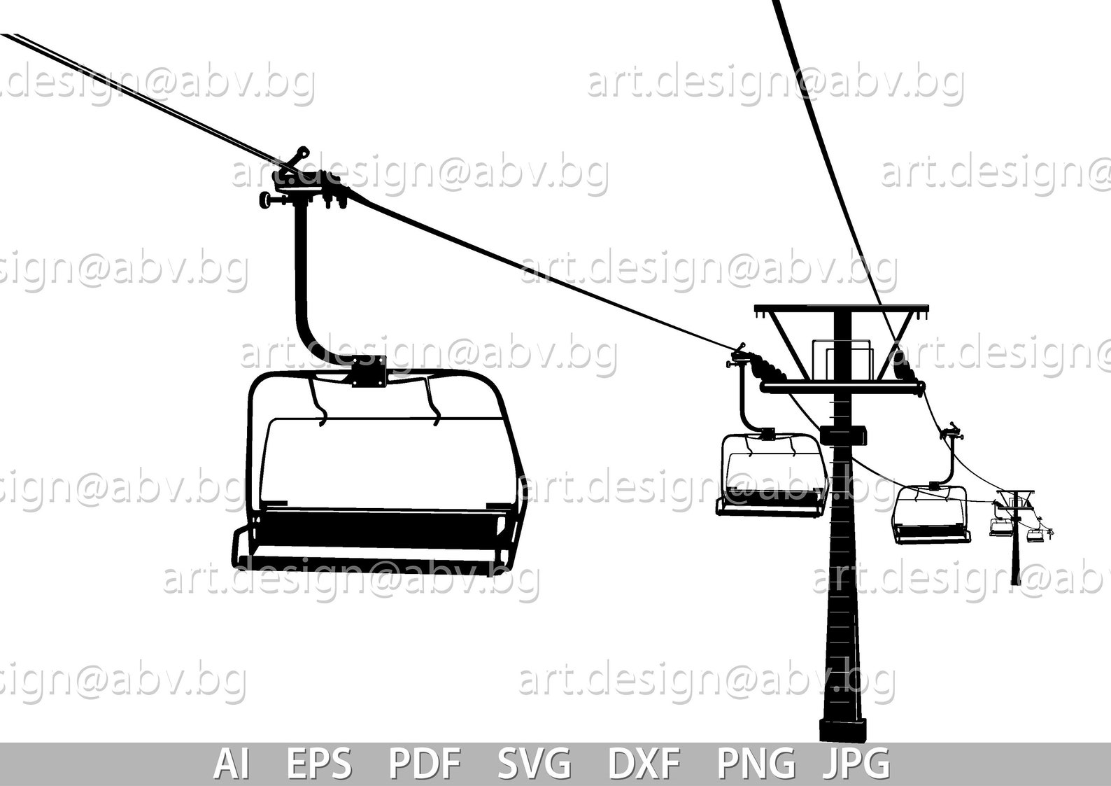 Vector MOUNTAIN LIFT AI Eps Pdf Svg Dxf Png Jpg - Etsy