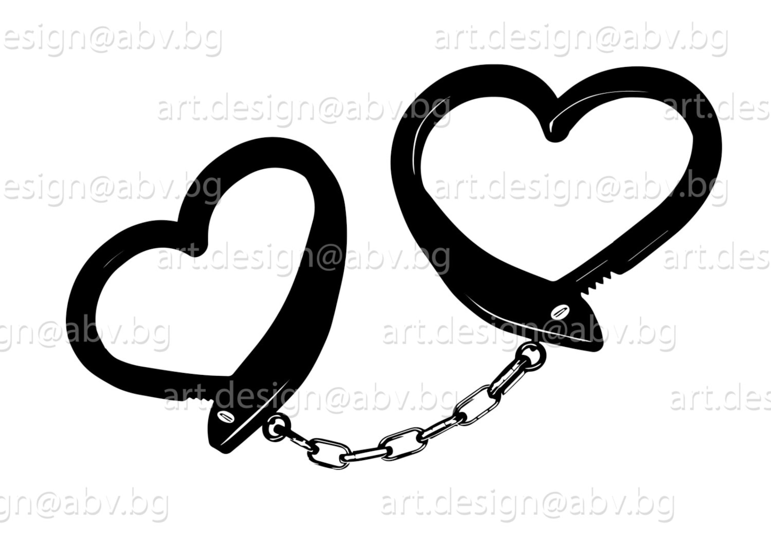 Vector HANDCUFFS, Love, AI, PNG, Eps, Pdf, Svg, Dxf, Jpg Download Files ...