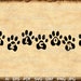 Vector WELCOME Text Paw AI Eps PNG Pdf Svg Dxf Jpg - Etsy