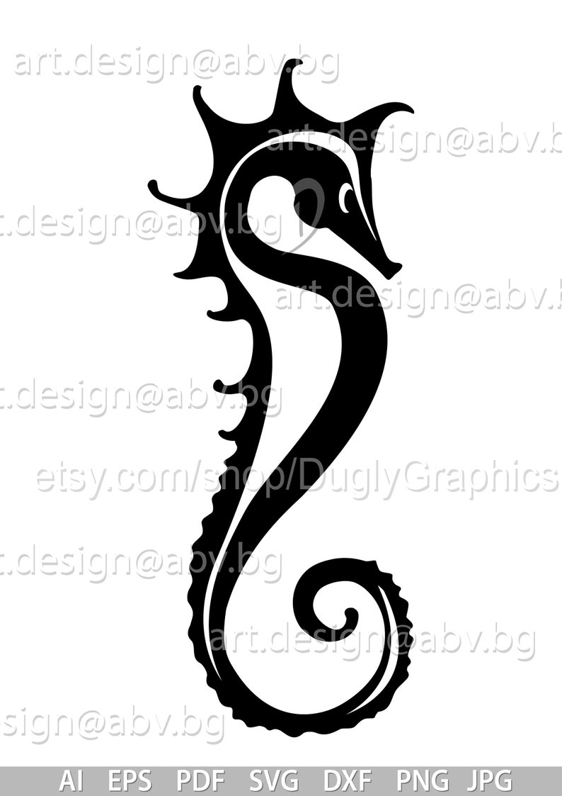 Vector OCEAN ANIMALS Drawing Ai Eps Pdf Svg Dxf Png Jpg Image - Etsy