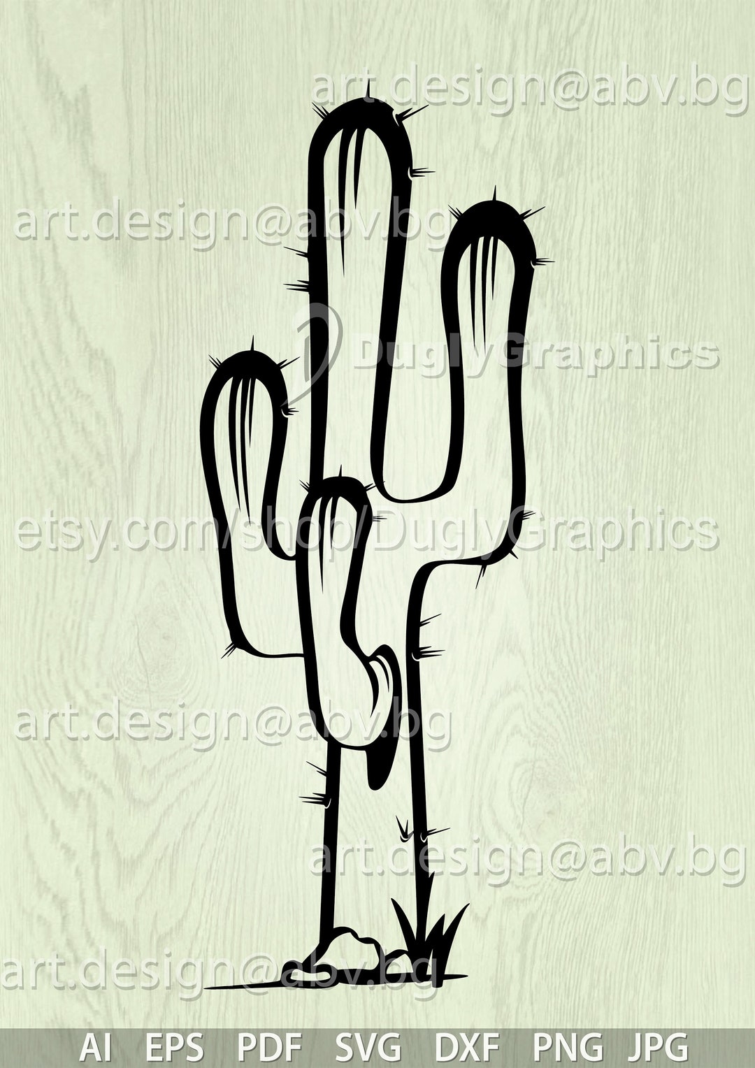 Vector CACTUS, AI, Eps, Pdf, PNG, Svg, Dxf, Jpg Image Graphic Digital ...