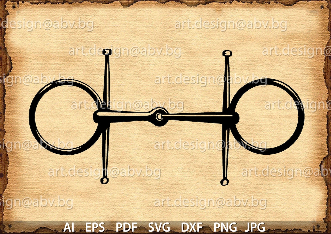 Vector SNAFFLE BIT, Horse, AI, Eps, Png, Pdf, Dxf, Svg, Jpg Download ...