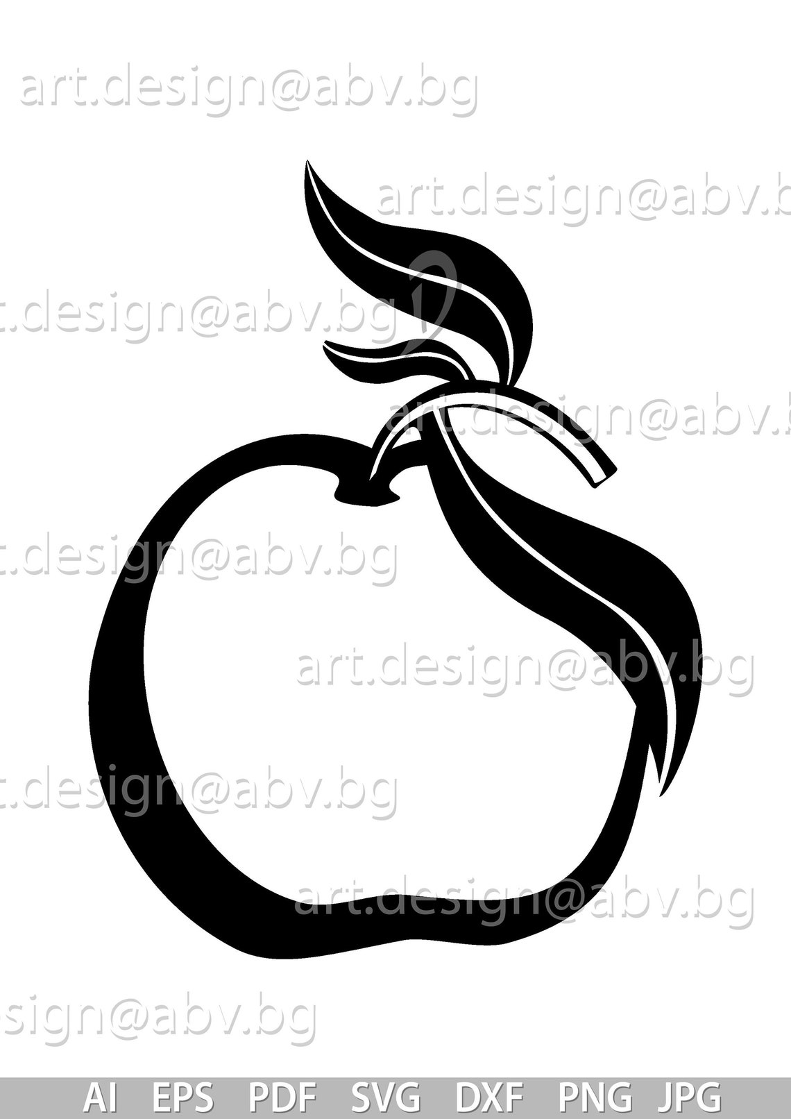 Vector APPLE Fruit Ai Eps Pdf SVG DXF Png Jpg Download - Etsy