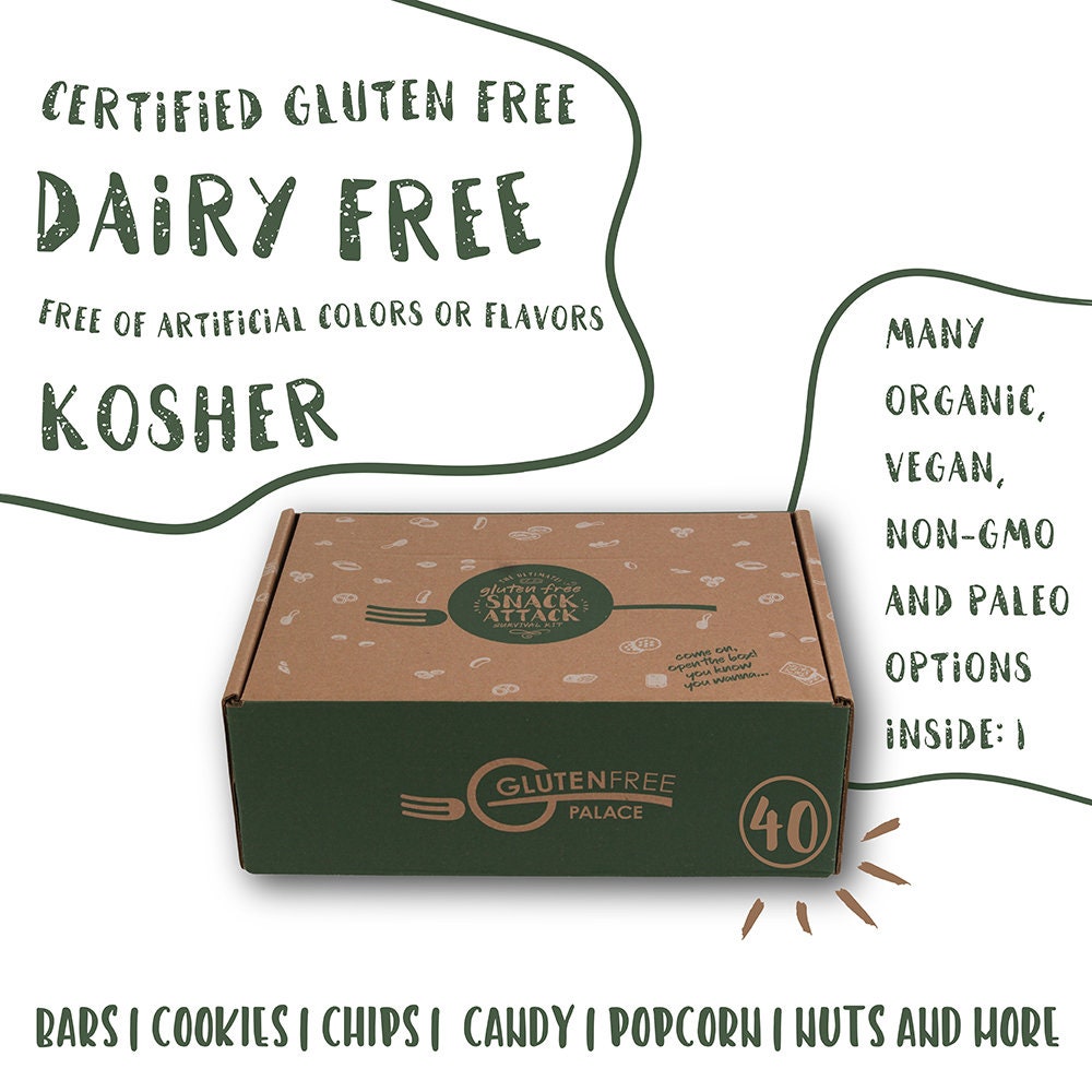 Deluxe Snacks Variety Pack 40 Count Gluten Free, Dairy Free, Kosher ...