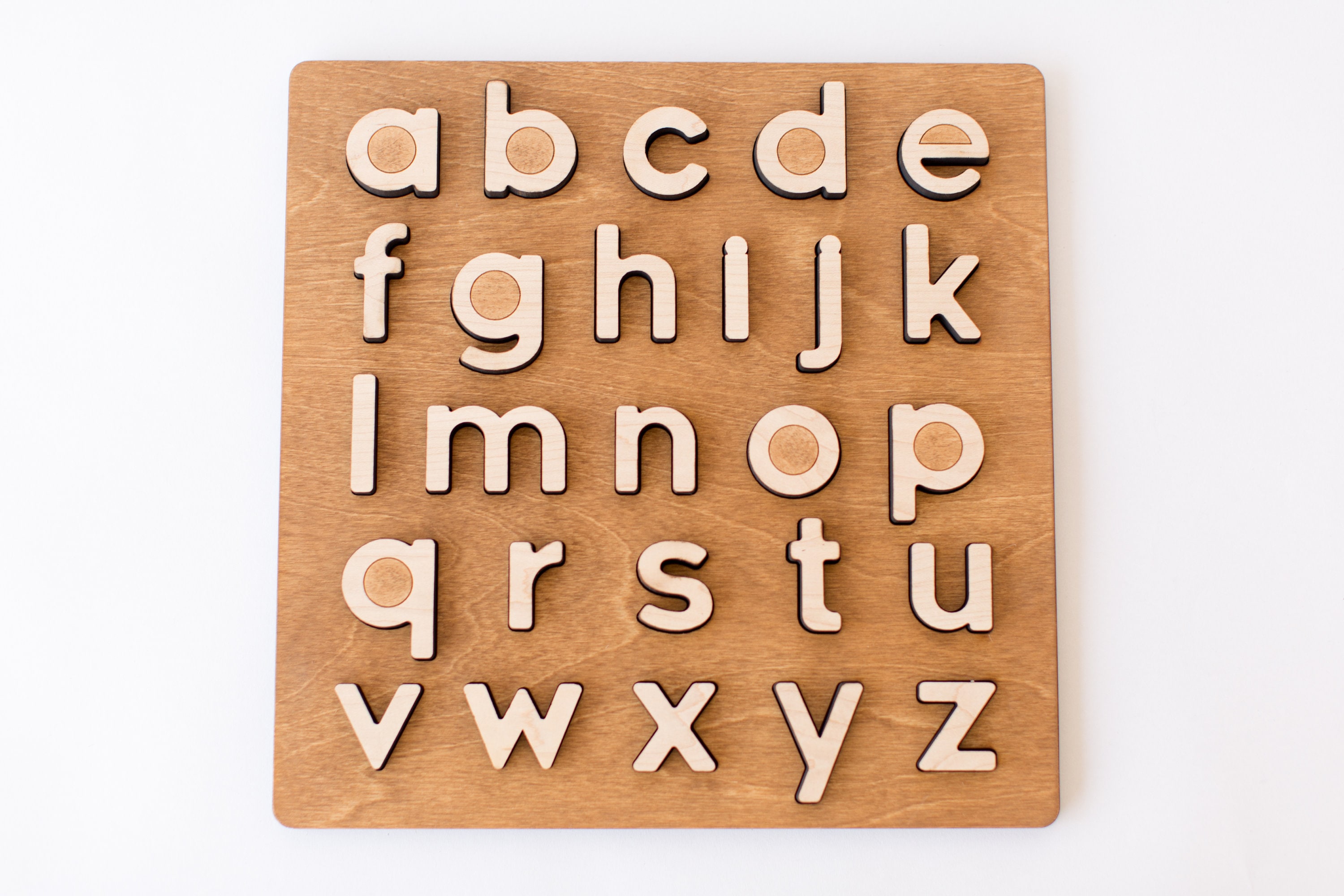 Classic Lowercase Alphabet Puzzle - Etsy