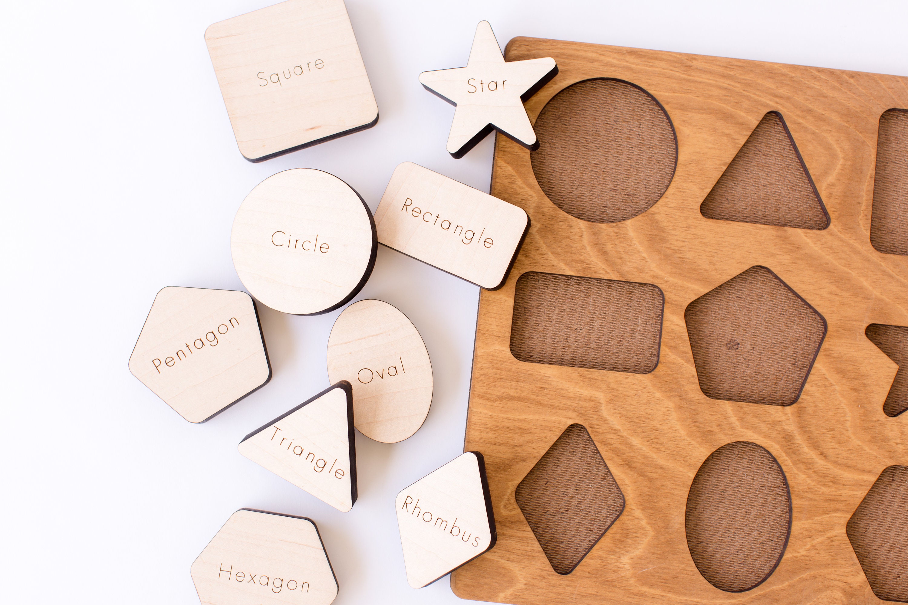 Classic Shapes Puzzle - Etsy