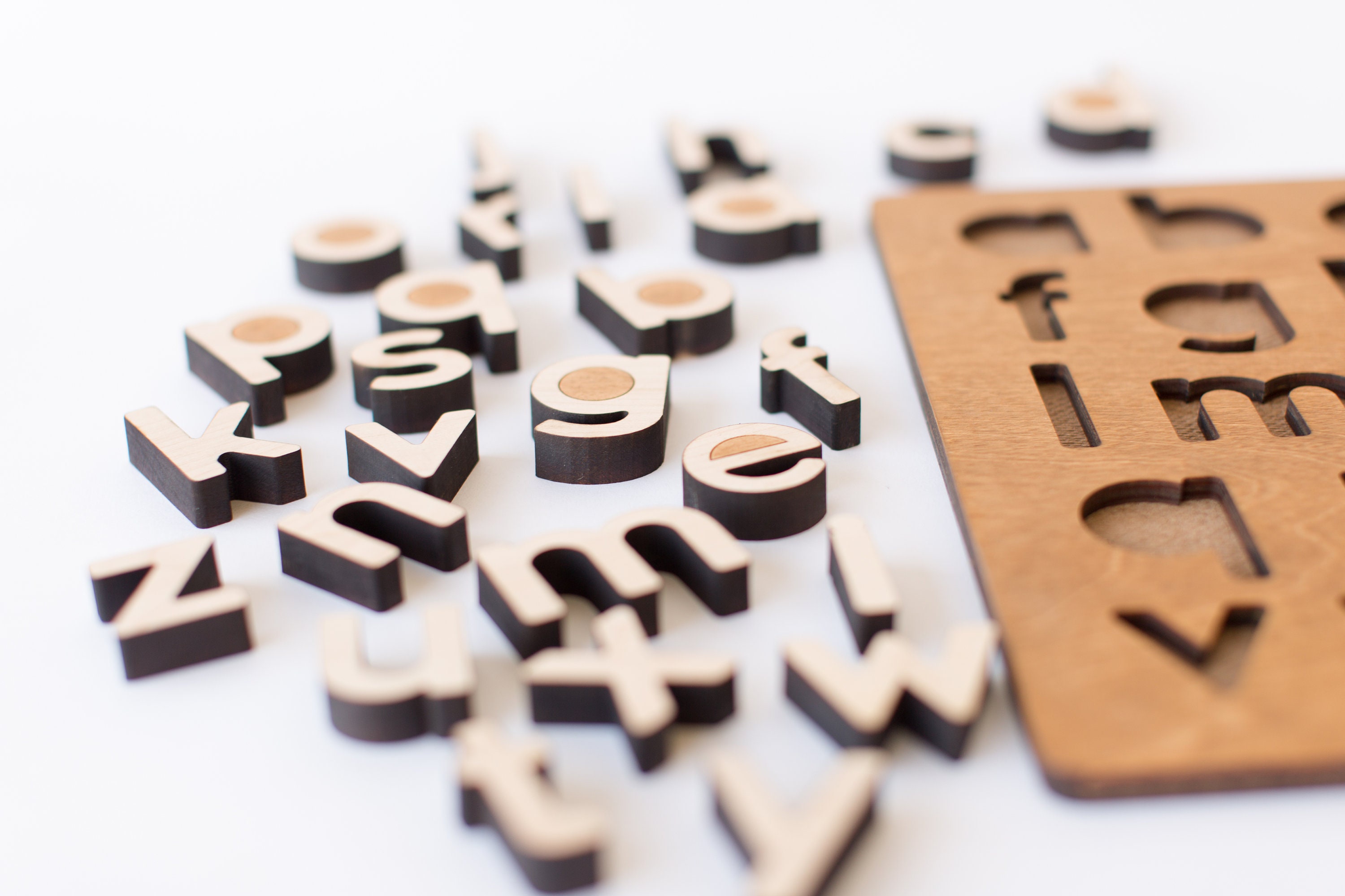 Classic Lowercase Alphabet Puzzle - Etsy