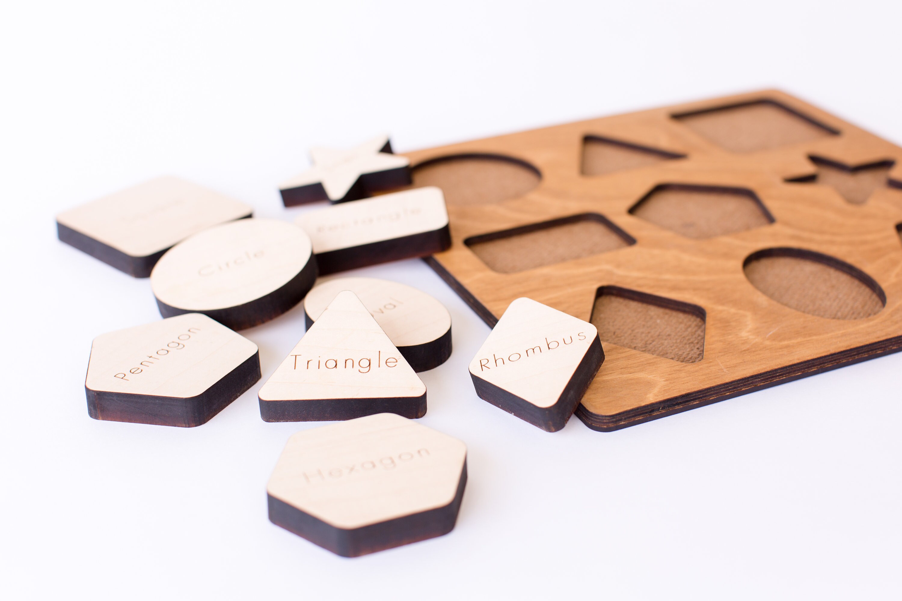 Classic Shapes Puzzle - Etsy