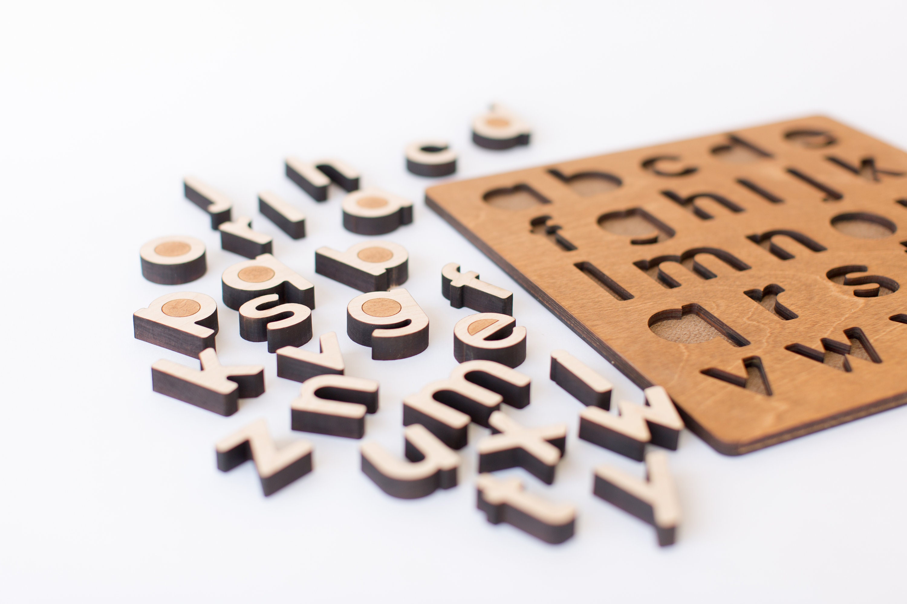 Classic Lowercase Alphabet Puzzle - Etsy