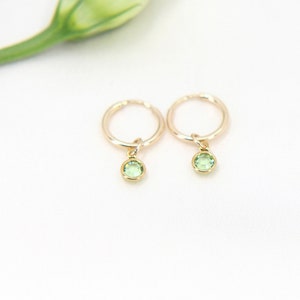 August Birthstone Earrings, August Birthday Gift, Peridot Birthstone ...