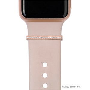 Rose Gold Stacking Rings, Apple Watch Band Jewelry Charms, Fitbit Band ...