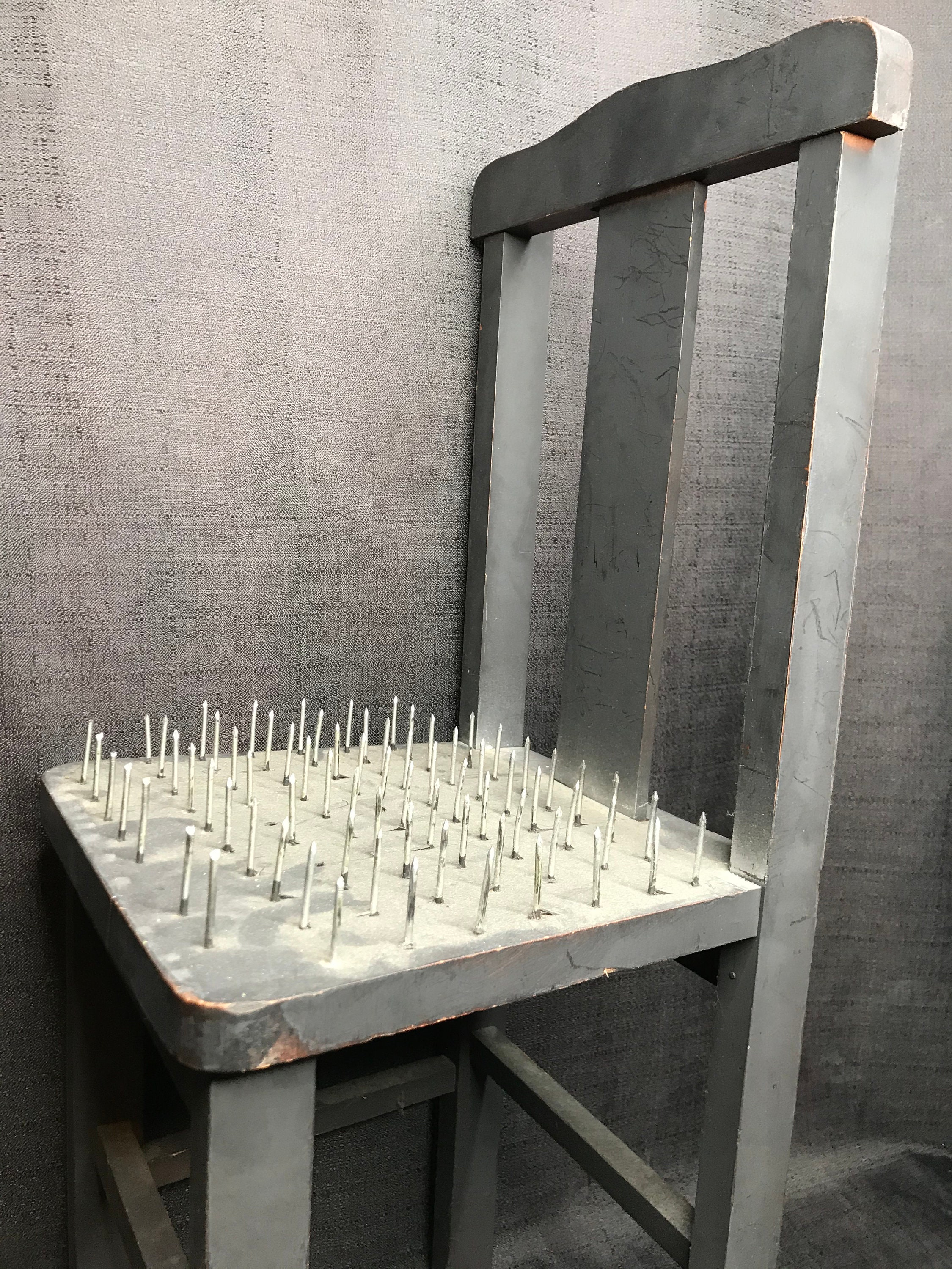 Sculpture of 27 Miniature Spiked Torture Chair HAND MADE - Etsy UK